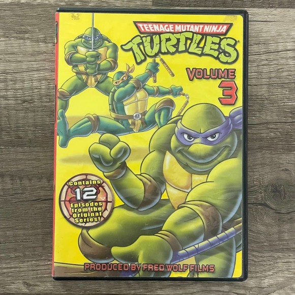 Lions Gate | Media | Teenage Mutant Ninja Turtles Volume 3 2 Episodes Dvd Fred Wolf Films | Poshmark